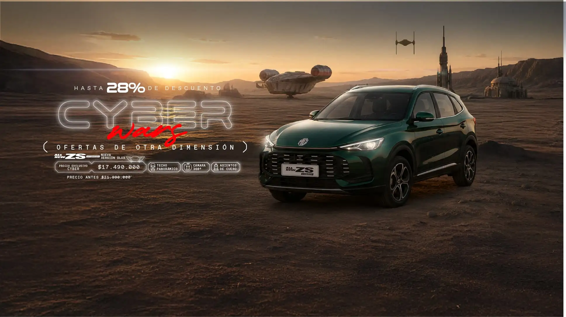 MG ZS HEV: SUV híbrida con potencia y eficiencia | MG Motor Chile